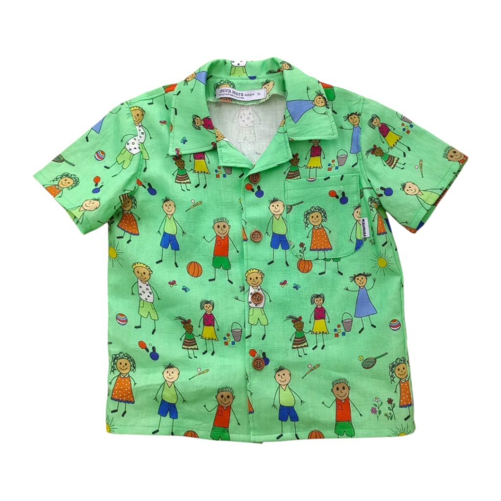 Kids Linen Shirt-Park - Miramara Designs